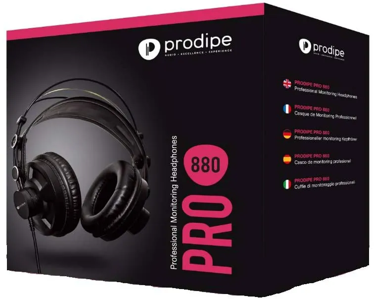 Prodipe PRO 880 Professional Monitoring Headphone | djservice.se
