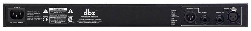 dbx 131s Single Channel 31-Band Graphic Equalizer | djservice.se
