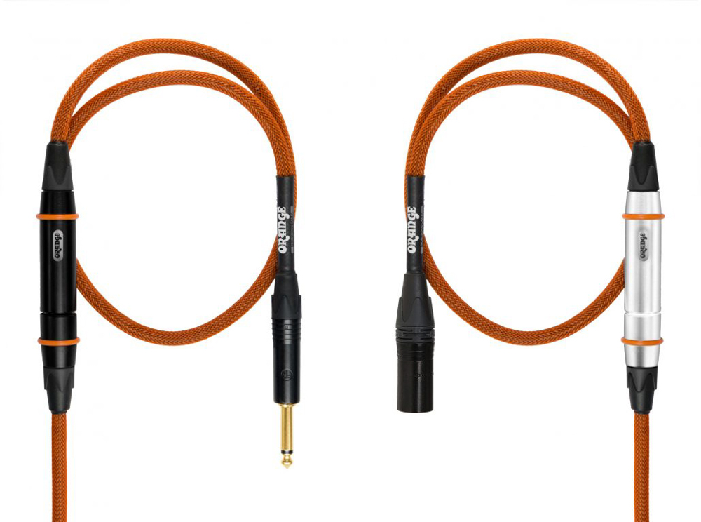 Orange 20ft Instrument Twister Cable | djservice.se