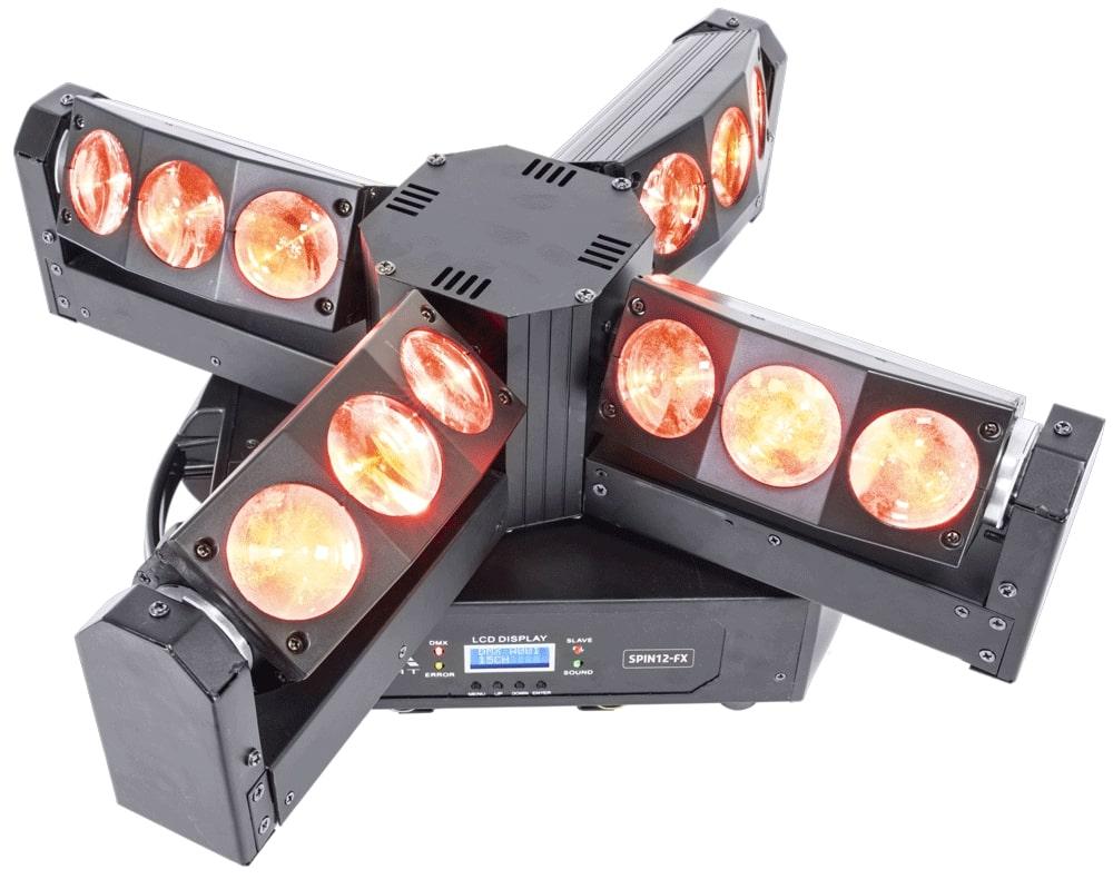 AFX Light 4-head led moving head with endless rotation | djservice.se